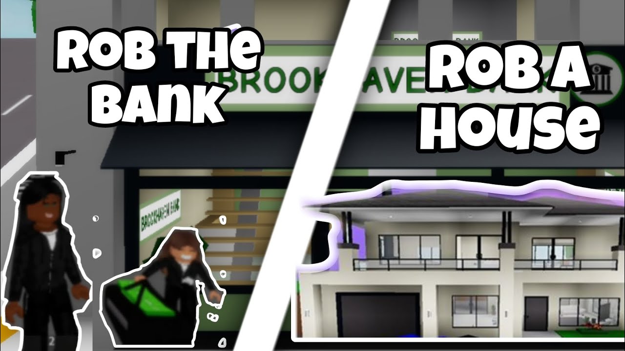 We ROB the BANK and a HOUSE. HISTORY - Brookhaven 🏡RP - YouTube