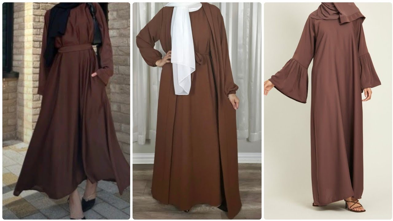 Brown 🤎 colour avaya designs for girls - YouTube
