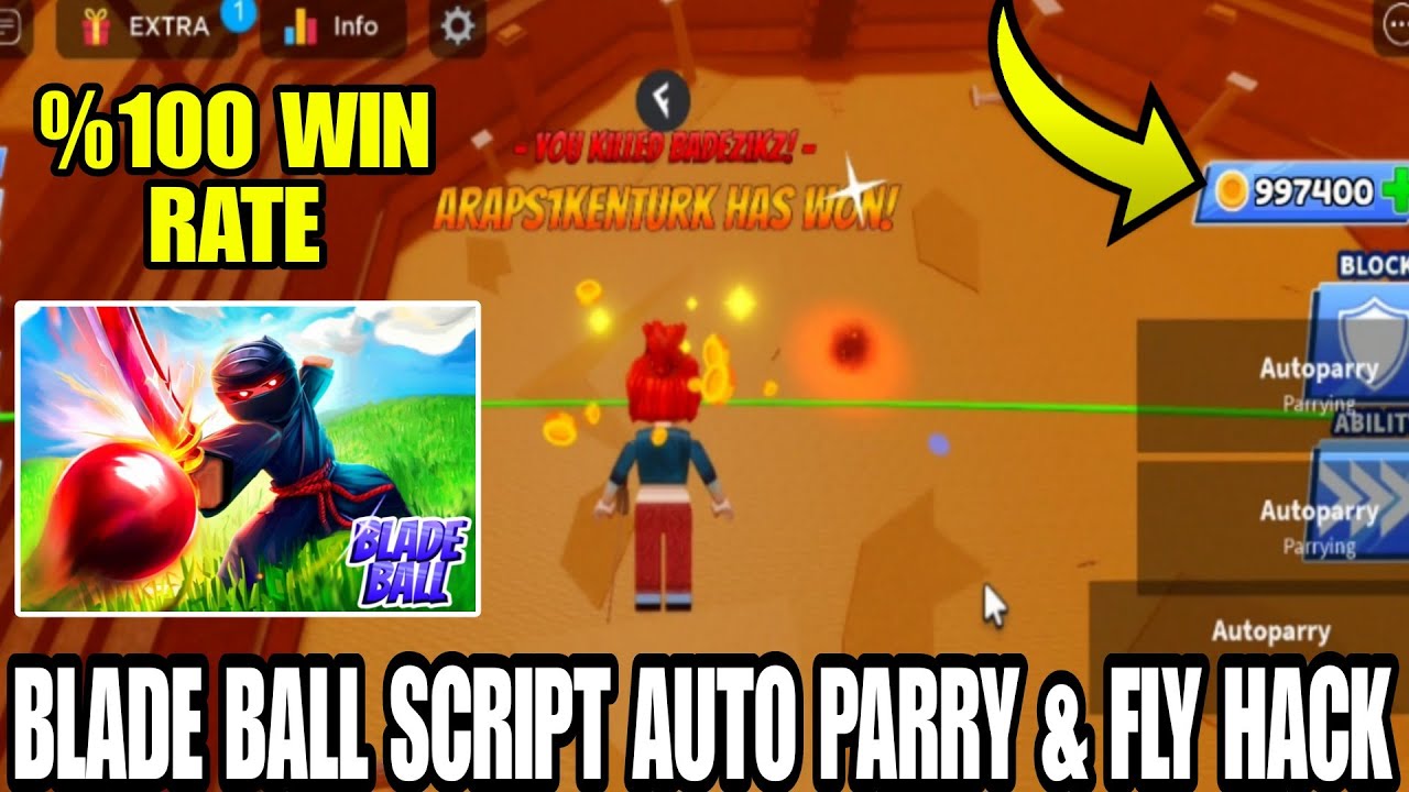 Blade Ball Script Mobile Auto Parry | Fly - %100 WIN | Blade Ball Script No Key Pastebin - YouTube