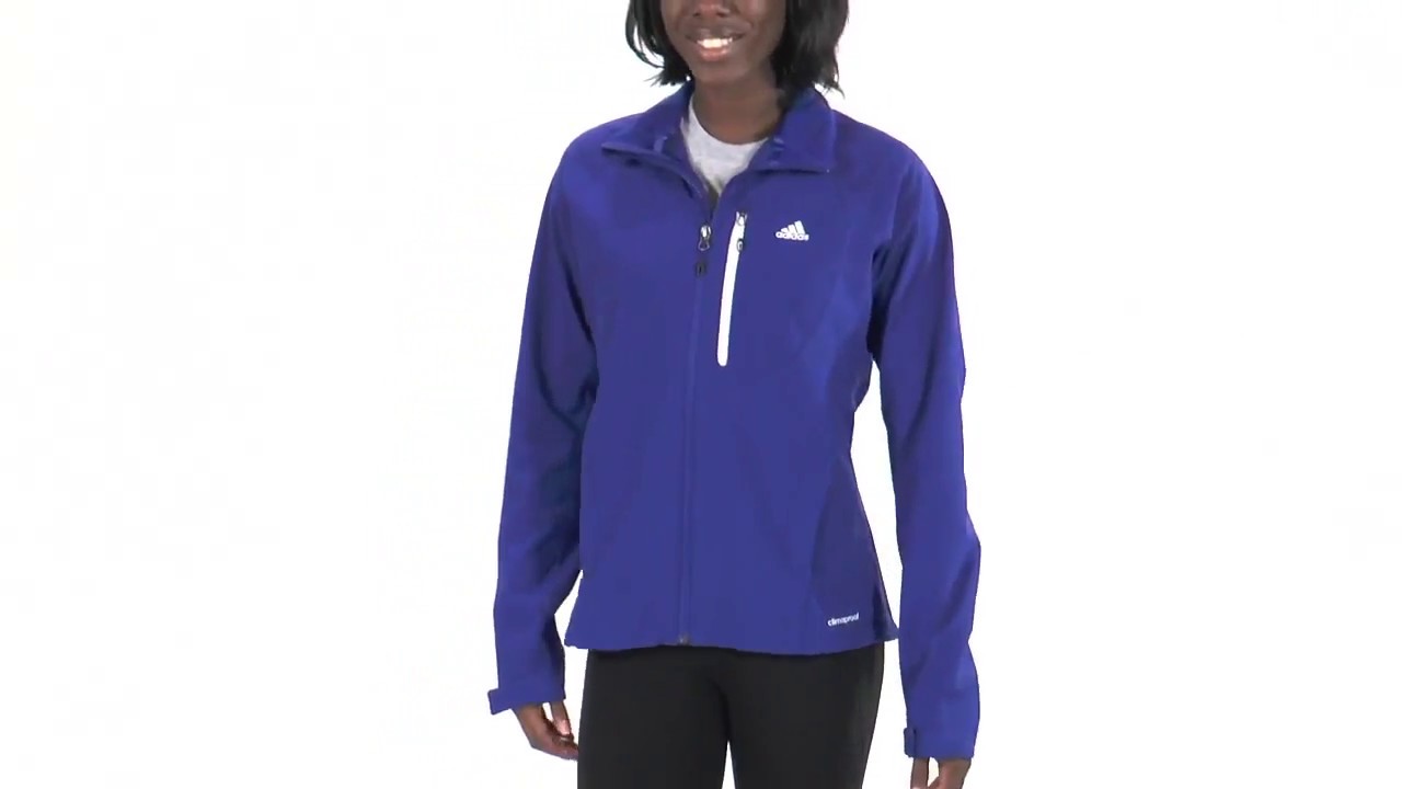 Adidas Women's HT Softshell Running Jacket | SwimOutlet.com - YouTube