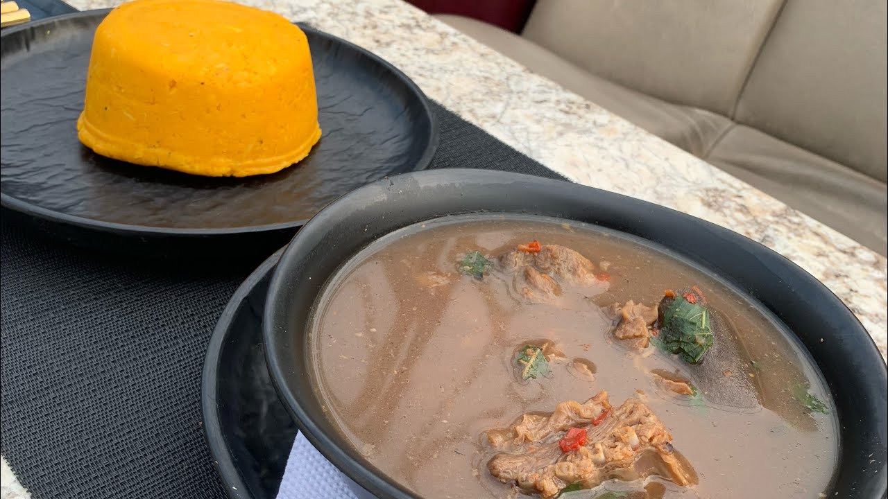 Exploring Onunu and Goat Meat PepperSoup from Native Tray - YouTube