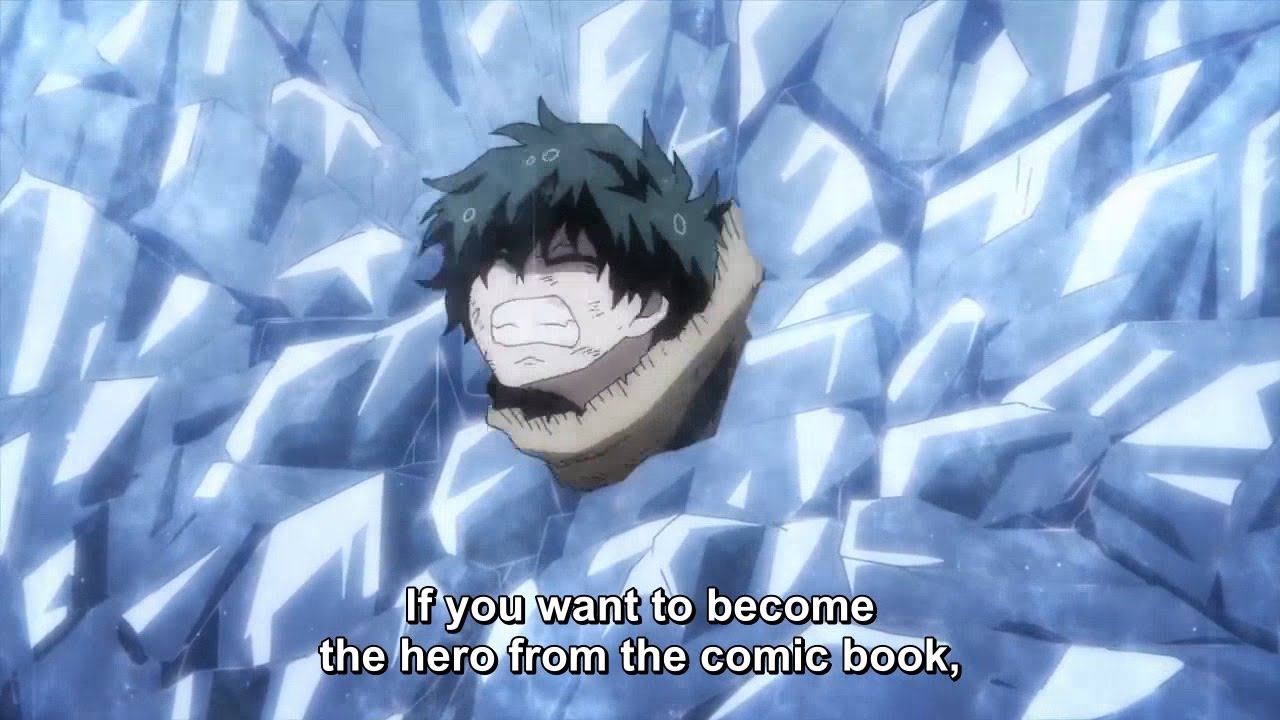 Deku was locked in the ice by Class A Ep 23 [ My Hero Academia Season 6 ...