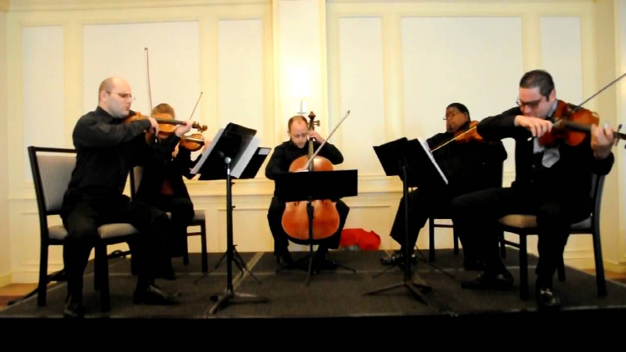 Amernet String Quartet with Chauncey Patterson - Mozart K. 516, Mvmt. 4 ...