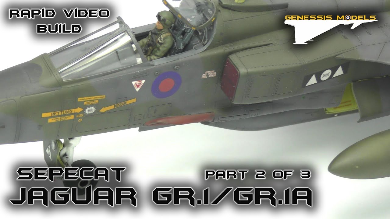 Sepecat Jaguar GR.1/GR.1A : Rapid Video Build : Airfix : 1/48 Scale ...