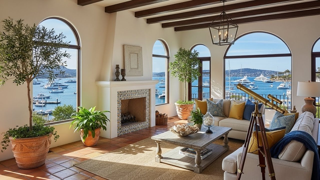 Inside March House A Mediterranean Dream Home with Breathtaking Harbour ...