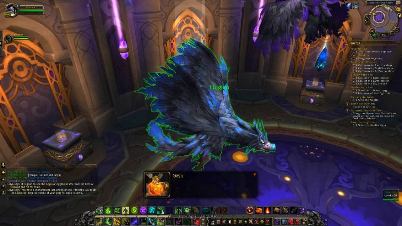 World of Warcraft The Aegis of Aggramar Legion Quest Guide - YouTube