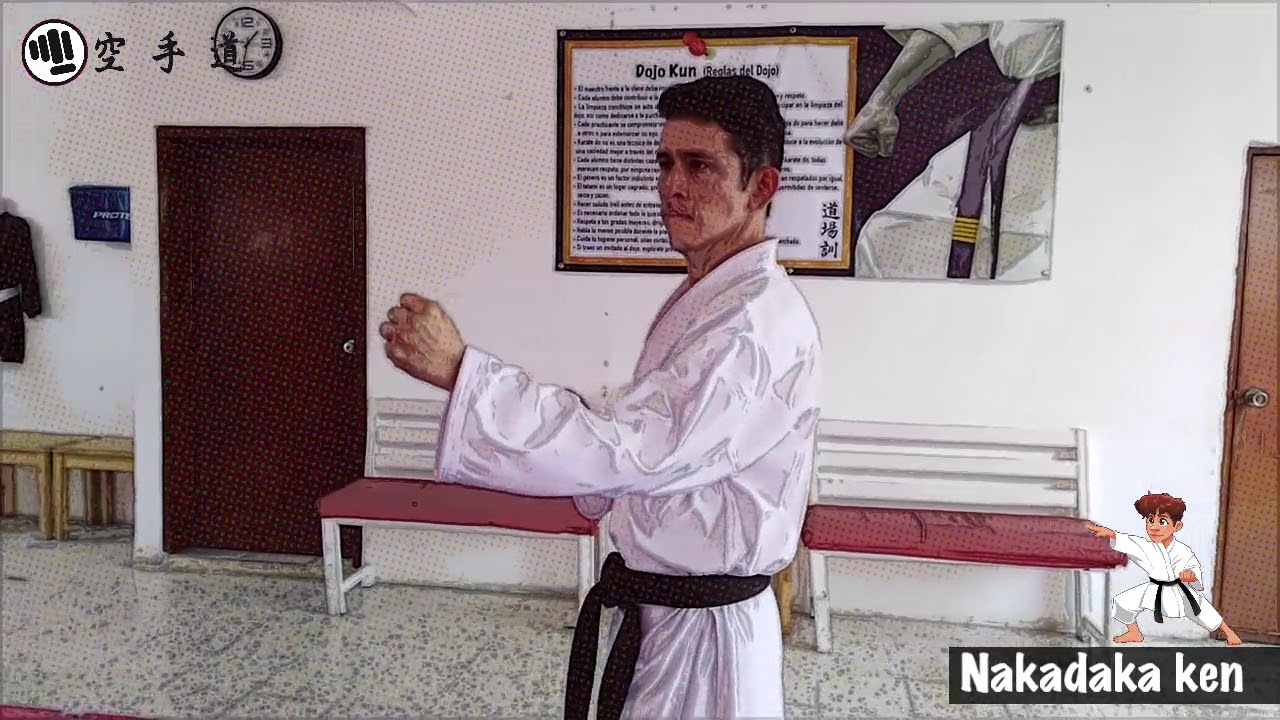 👊 Nakadaka ken / Técnicas de Karate Do - YouTube