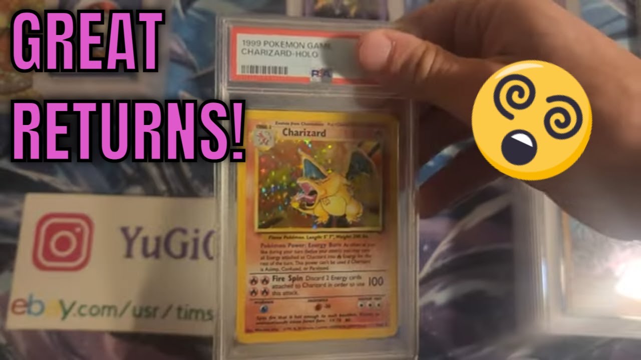 Pokemon & YuGiOh PSA Grading Submission Returns: BASE SET CHARIZARD, Original Egyptian God Cards ...
