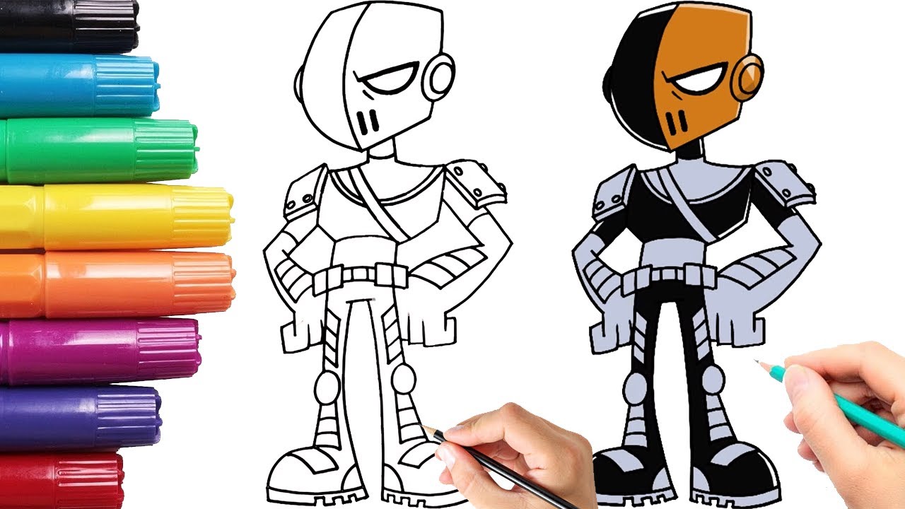 How to Draw Slade | Teen Titans GO - YouTube