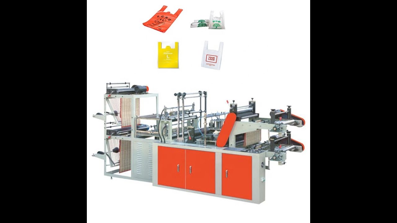 high speed bag making machine - YouTube