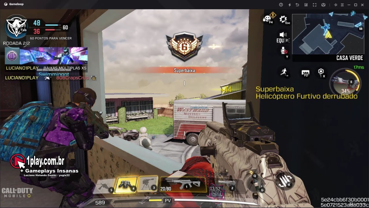 Call of Duty: Mobile! ABATE FRENÉTICO DA EQUPE ADVERSÁRIA! (NUKETOWN ...
