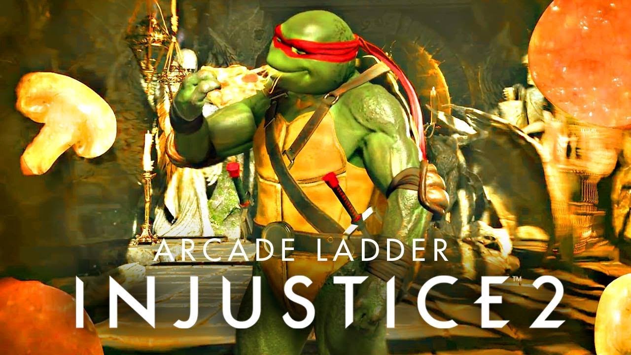 Injustice 2: Raphael (Tartarugas Ninja) Arcade e Final | Dublado PT-BR ...