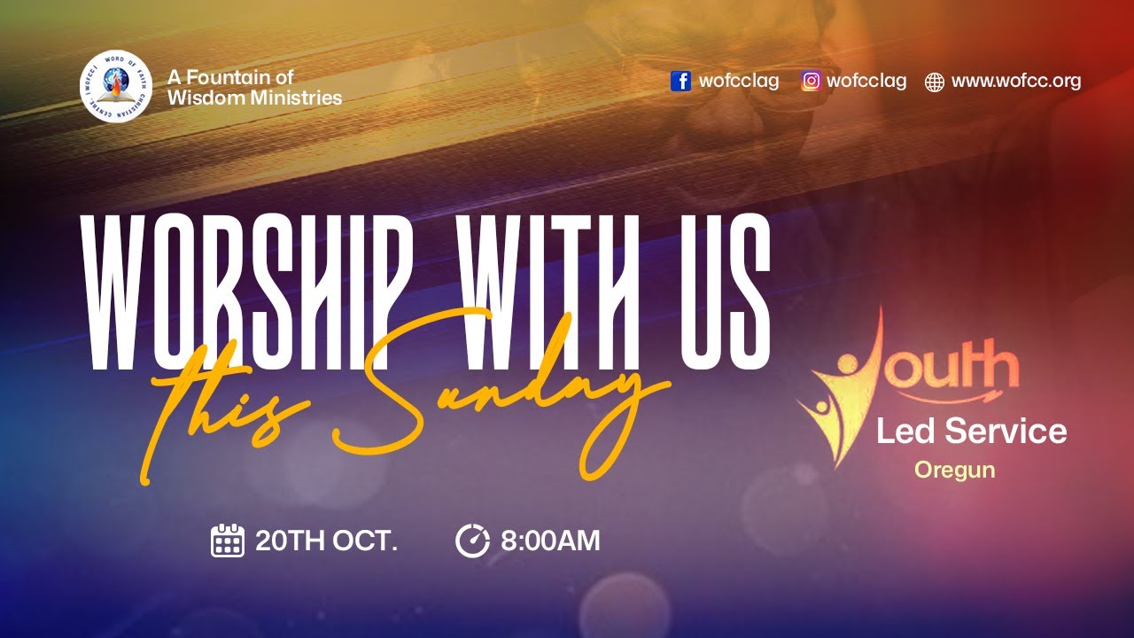 YOUTH LED SUNDAY SERVICE 20_10_2024 - YouTube