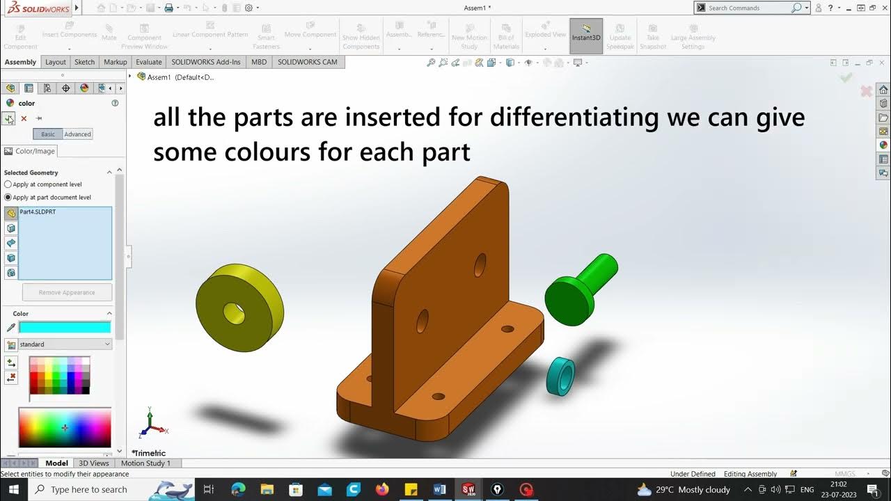 SolidWorks Assembly Tutorial #FreeEnergy - YouTube