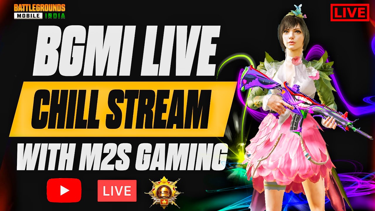 AJAO WWCD KARTE HAI !! BGMI LIVE WITH M2S GAMING | M2S GAMING IS LIVE - YouTube