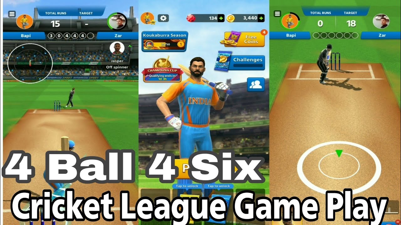 Cricket league game. 4 ball 4 six. #cricket #leage - YouTube