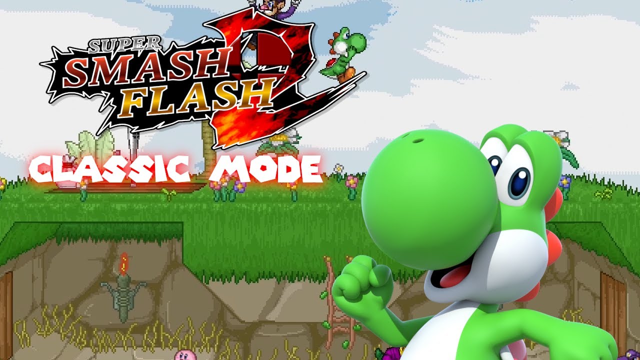 Super Smash Flash 2 Classic Mode - Yoshi - YouTube