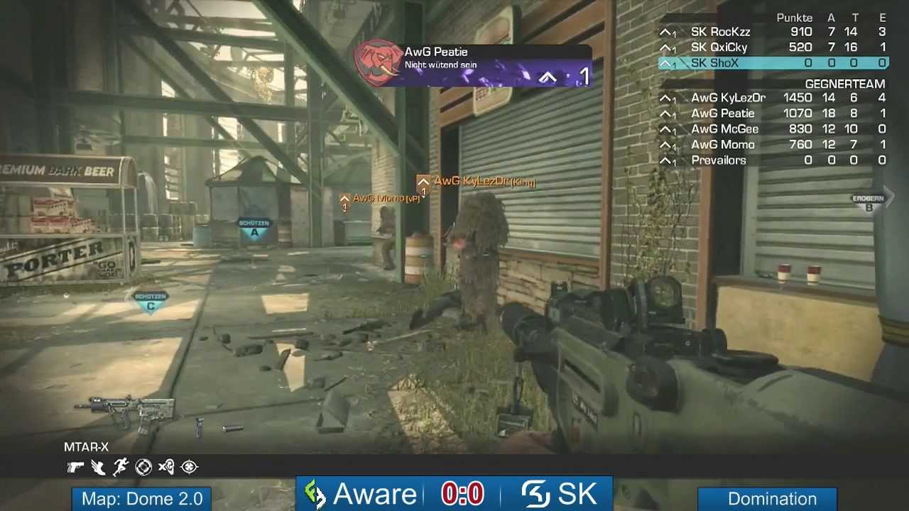 MLG Gfinity Pro League | Aware vs SK (BO5) | Domination, SnD, Blitz - YouTube