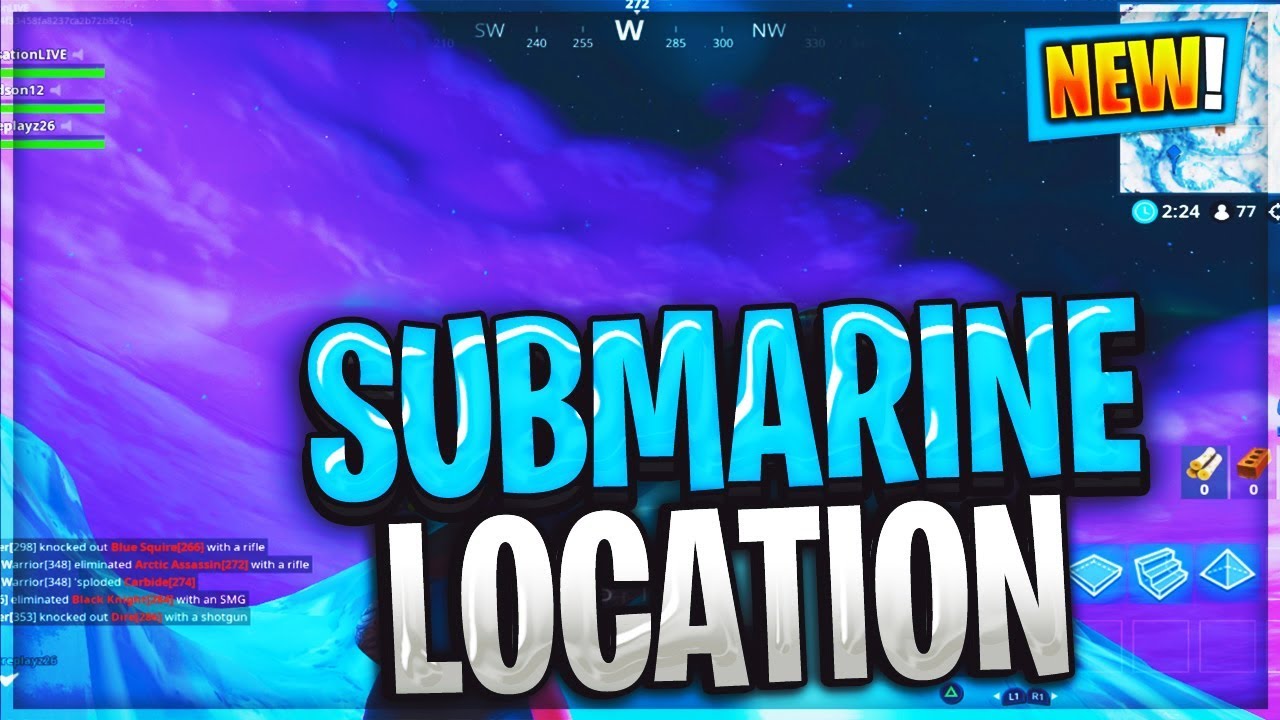 Fortnite - Dance on Top of a Submarine Location Guide (Season 7 ...