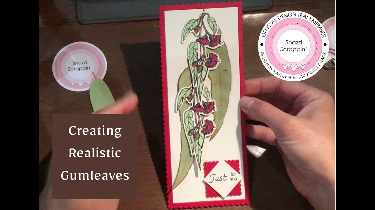 Realistic Gum Leaf Tutorial - YouTube