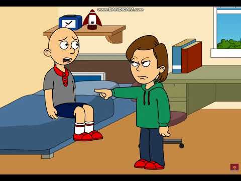 Classic Caillou Plays On His Laptop While Grounded/Steals His Dad's Car ...