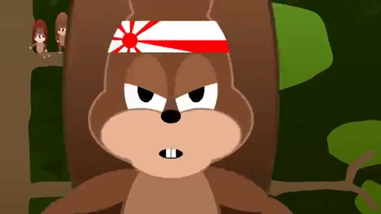 Failed Link Cartoon Short #003 The Kami Squirrel - YouTube