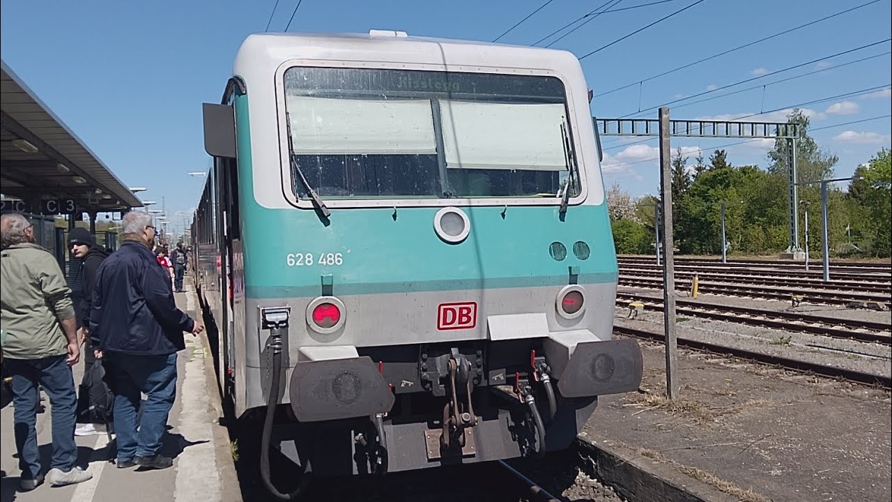 Mit der Mint-Grüne ,,Anna'' BR 628 Als RB 53 Von Kißlegg nach Aulendorf ...