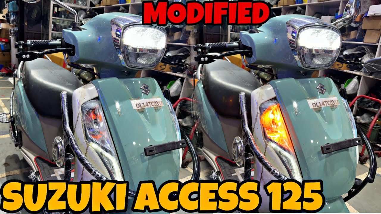 SUZUKI ACCESS 125 Safety Modification | Crash Guard | SKD Originals ...