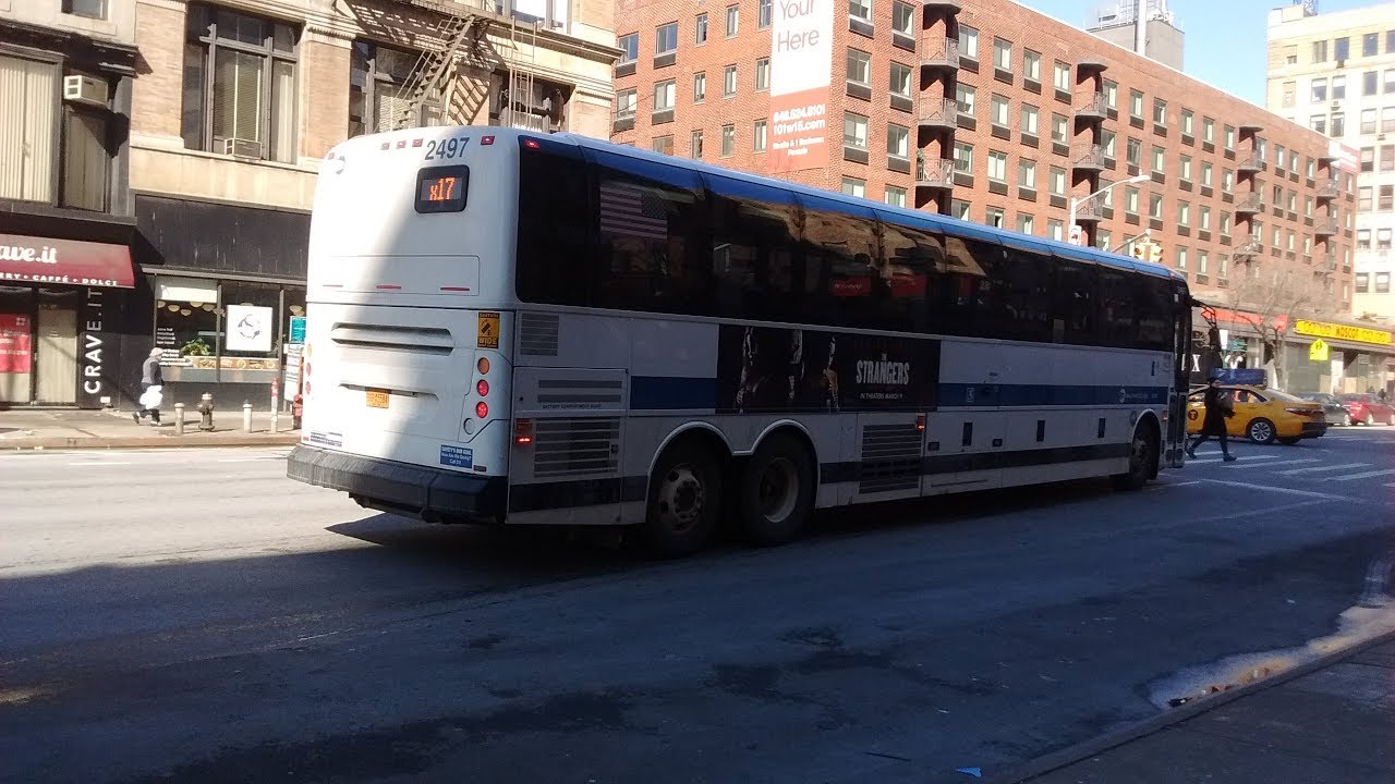 New York City Bus HD: Riding Prevost X3-45 Commuter Coach X17 Express ...