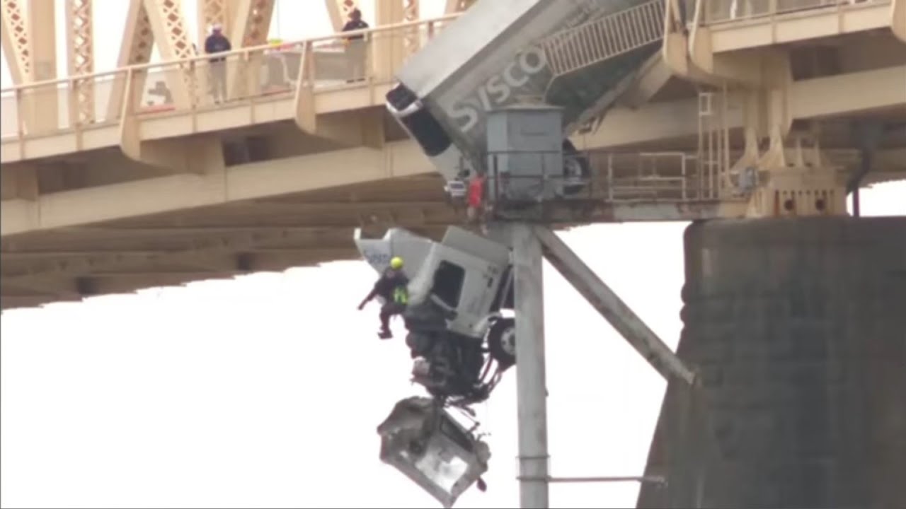 DANGLING FROM A BRIDGE!!! - YouTube