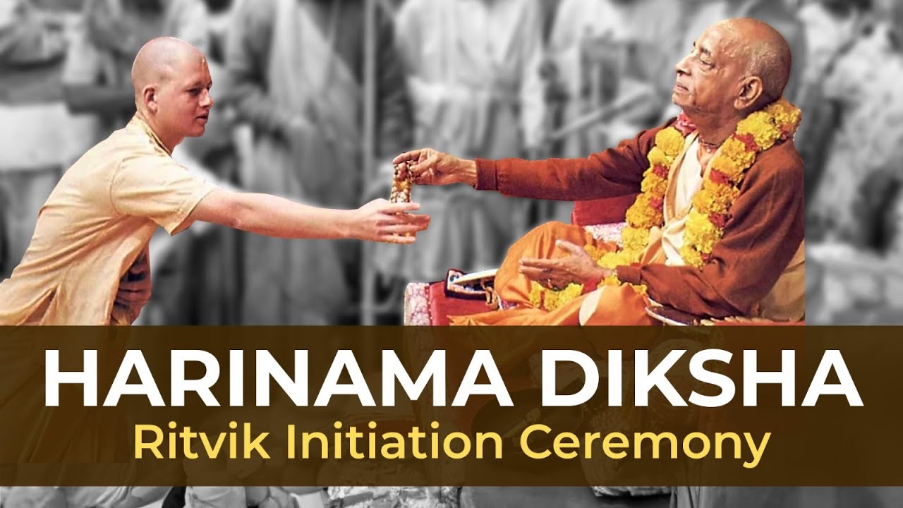 Harinama Diksha – Ritvik Initiation Ceremony | Sri Balarama Jayanti ...