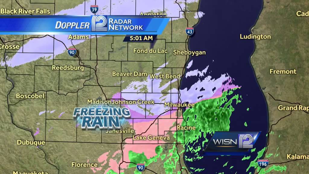 Freezing Rain Advisory extended until 3 p.m. - YouTube