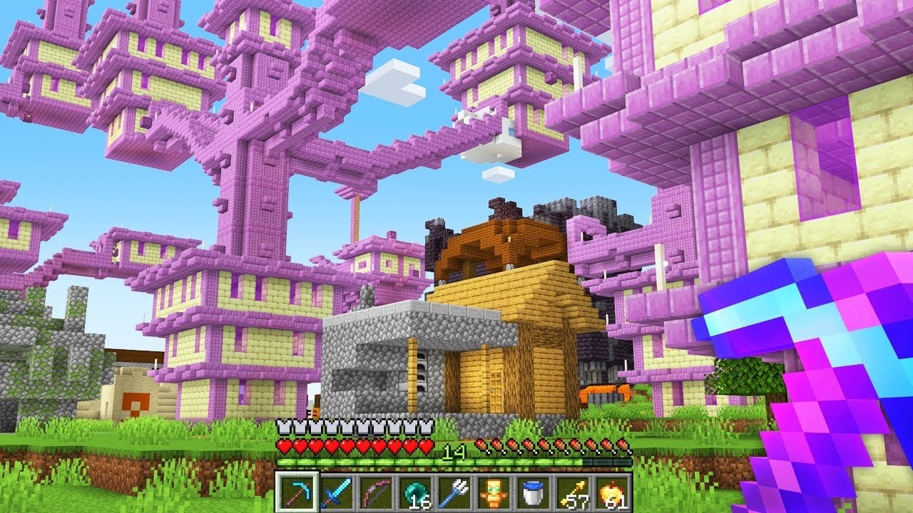 Minecraft, But Something Random Spawns Every Minute... - YouTube