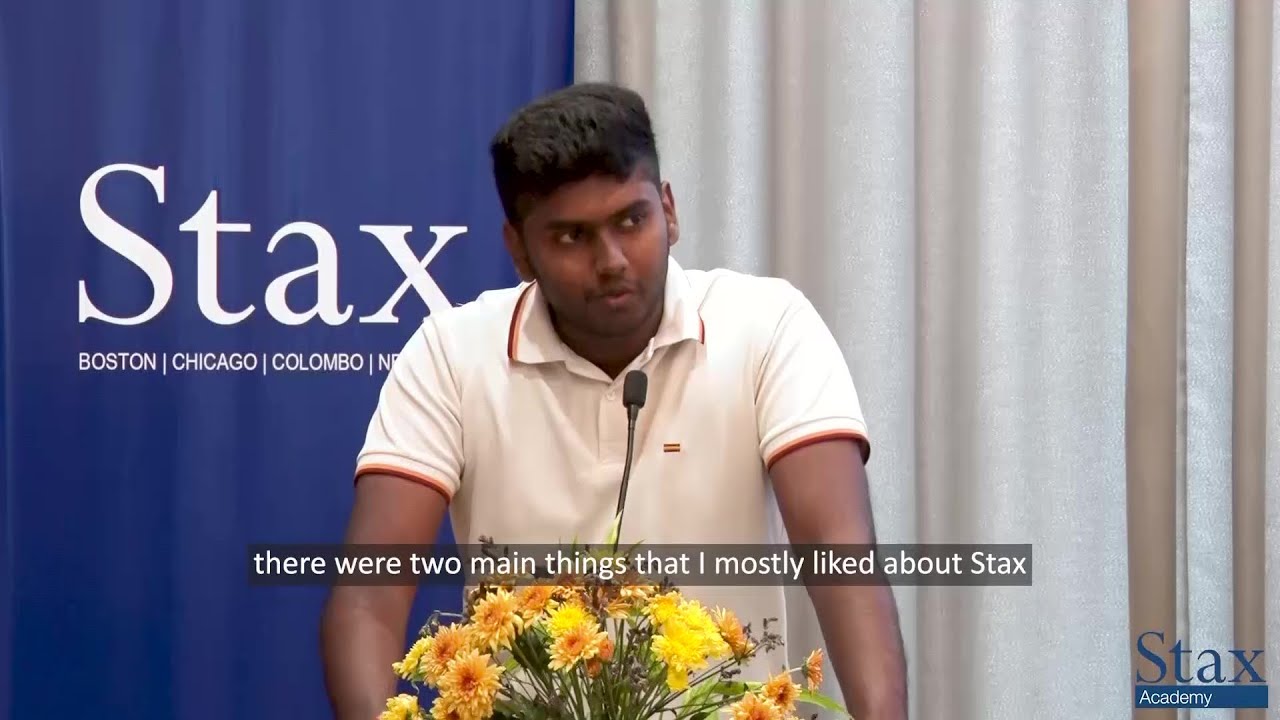 The Stax Academy Experience | Kavindu Hasaranga - YouTube