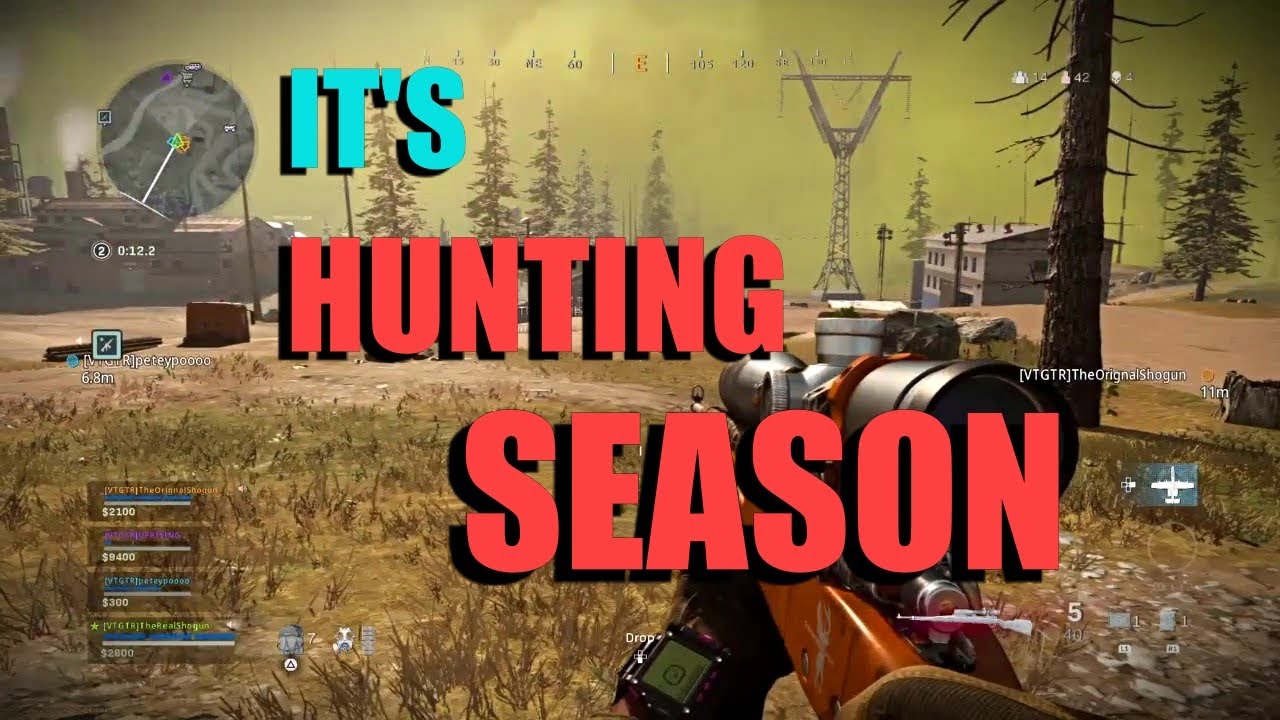IT'S HUNTING SEASON IN THE WARZONE! - YouTube