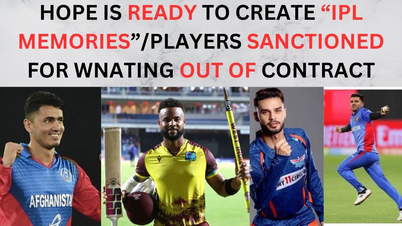 Captain Hope is ready to create never-ending memories with his IPL team ...