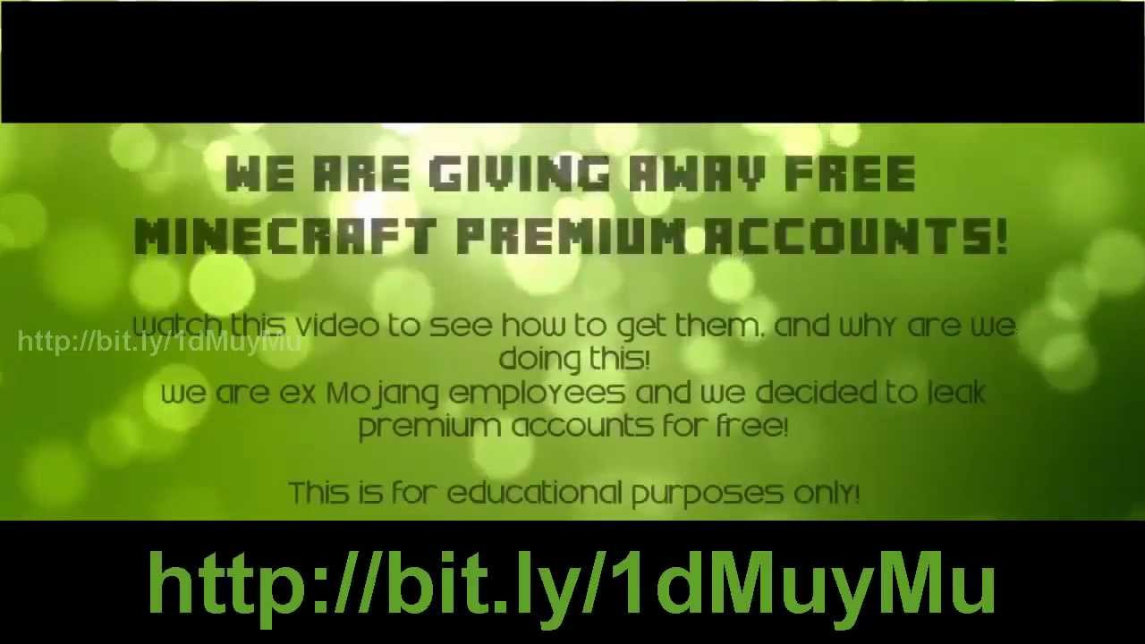Minecraft Premium Account (No Generators) - YouTube