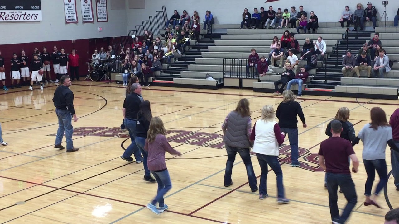 Parents Night Flash Mob - Elkhart Lake Glenbeulah 2018 - YouTube