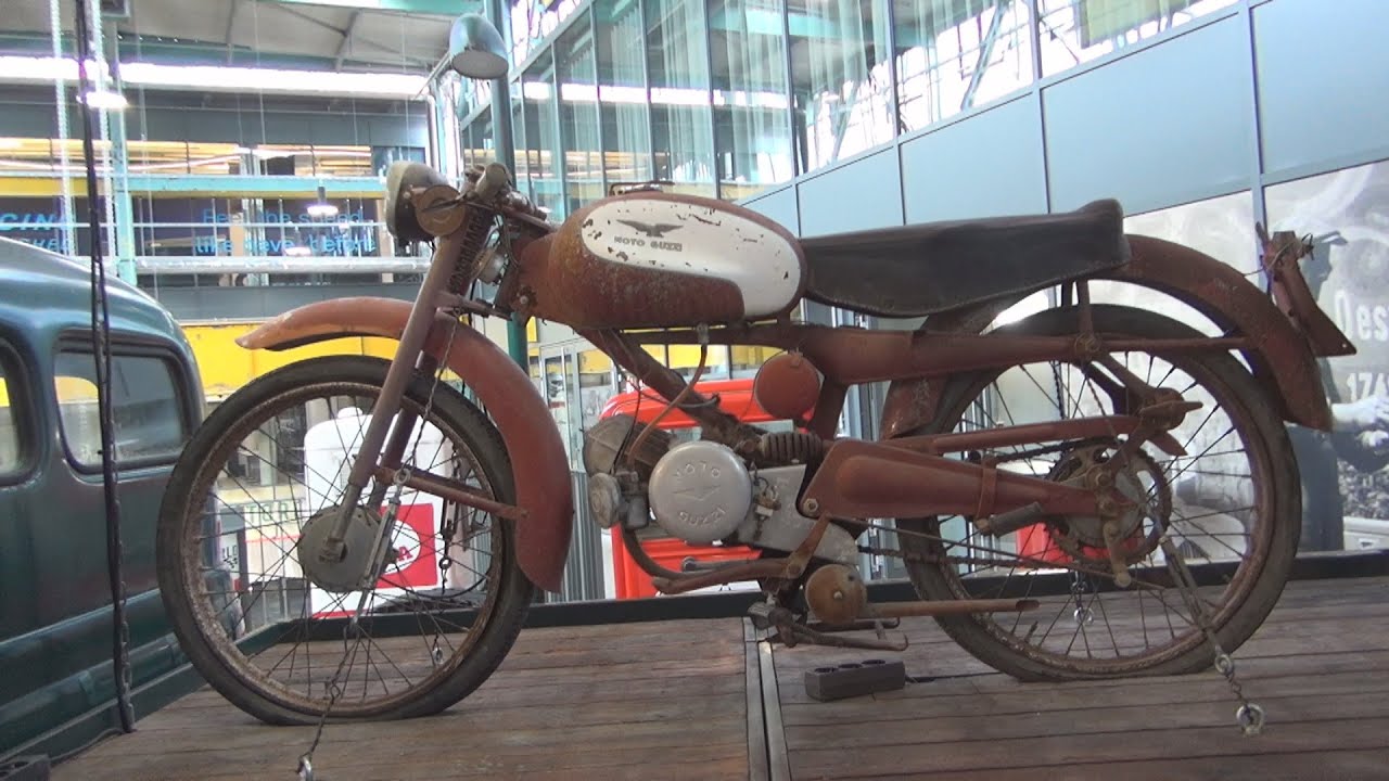 Moto Gucci Rusted Motorcycle Exterior and Interior - YouTube