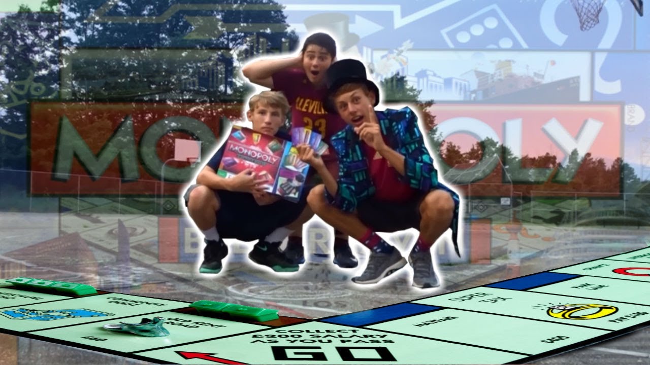 HUMAN MONOPOLY GAME!! (monopoly in real life) - YouTube