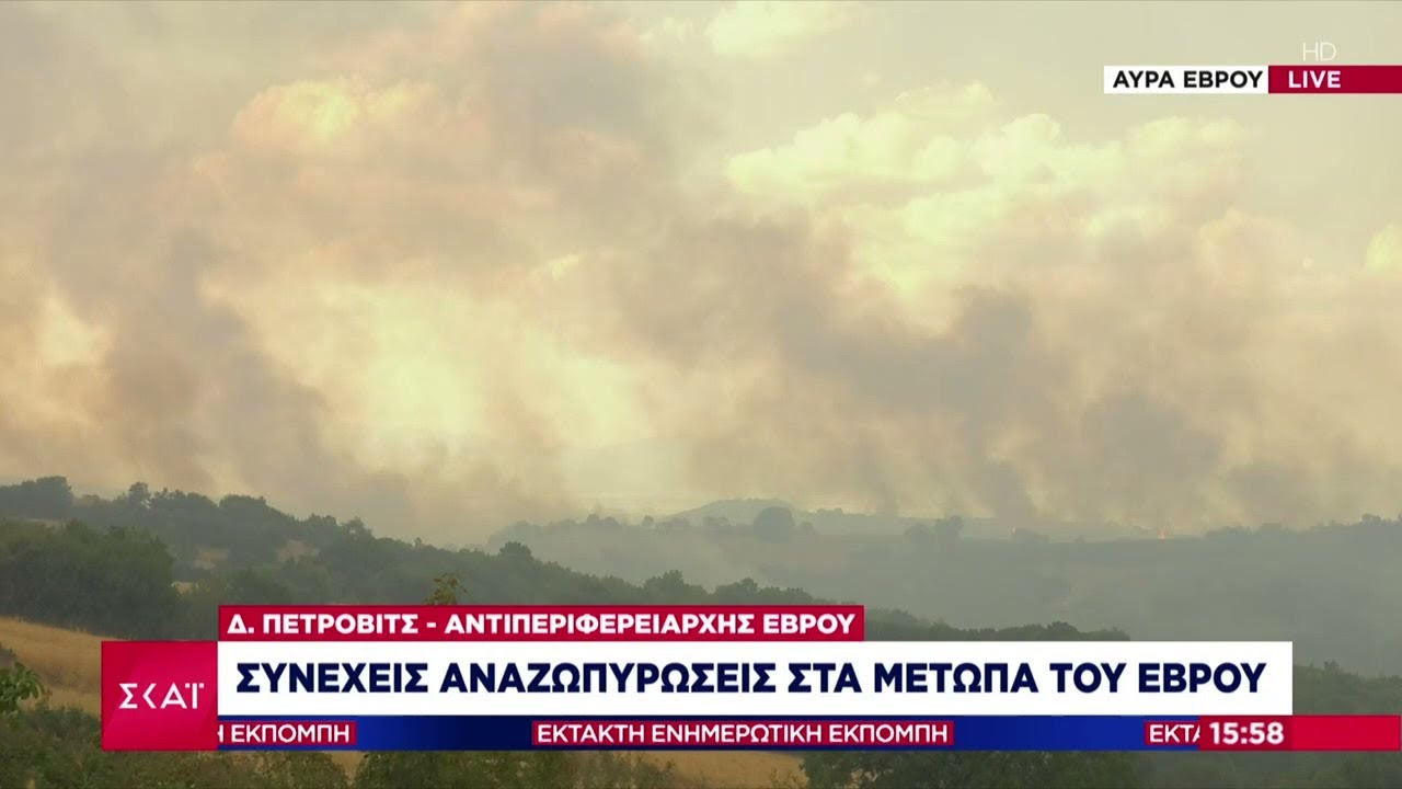 Ο Αντιπερ. Έβρου, Δ. Πέτροβιτς, για την εικόνα στα πύρινα μέτωπα και το ...