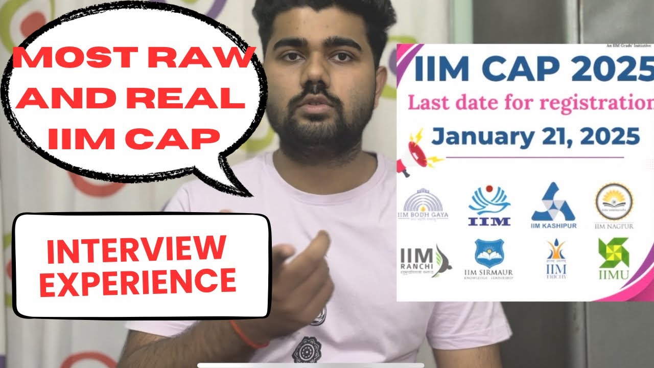 Most Raw and Real IIM CAP interview experience | Every detail covered ...