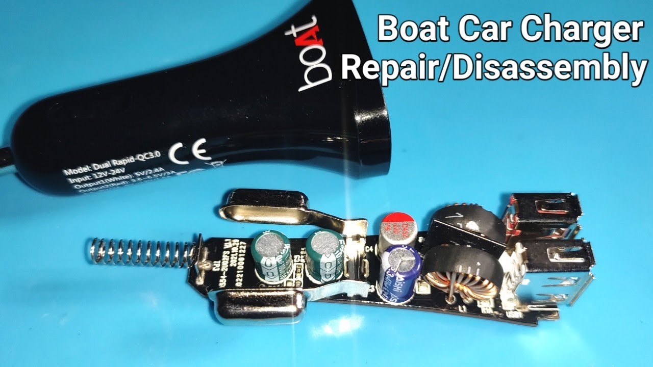 Boat Car Charger Repair | Car Charger Repair | Disassembly - YouTube