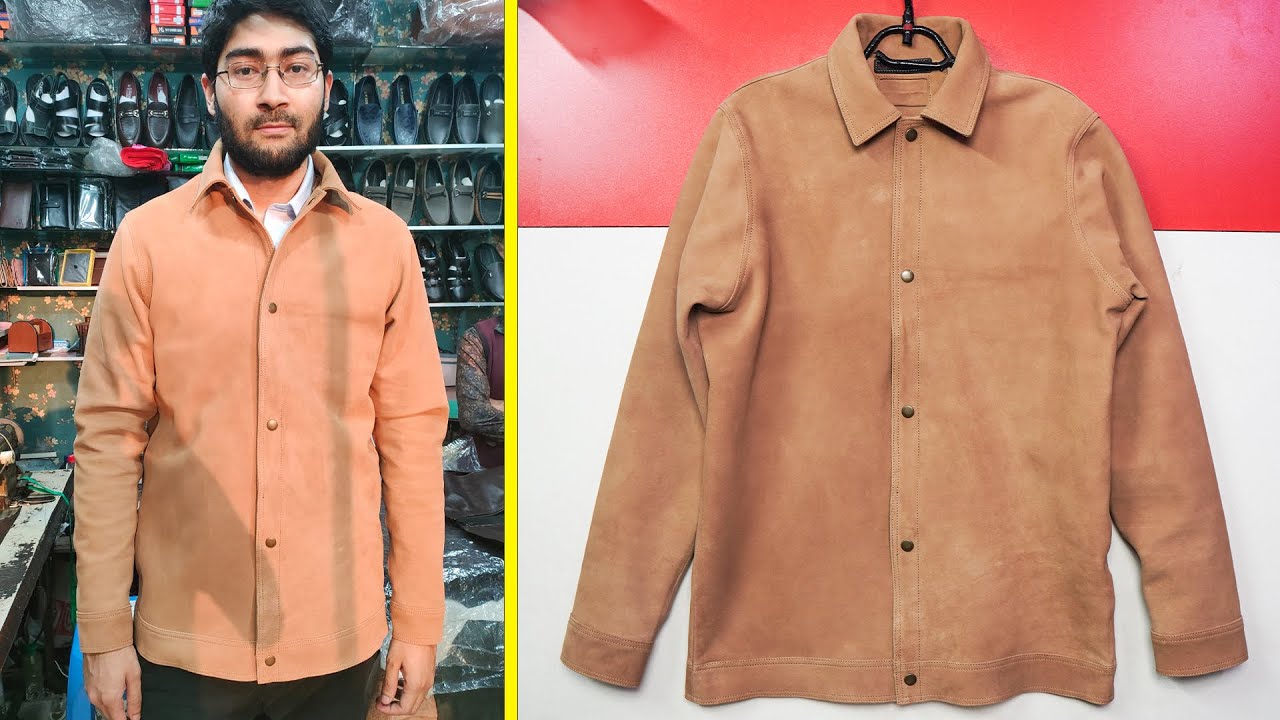 Join And Pocket less Jacket || সুয়েড লেদার জ্যাকেট #301 - YouTube