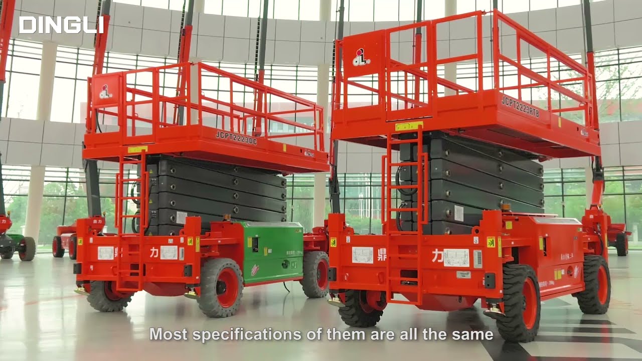 Product Introduction: Part 3. The Dingli Rough-terrain Scissor Lift ...