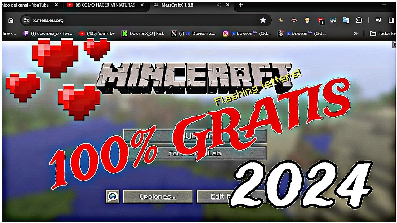 COMO jugar MINECRAFT 💯GRATIS en 2024 💚y SEGURO 🔐 - YouTube