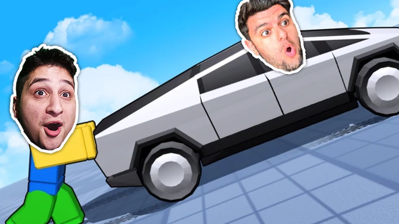 მიაწექი მანქანას 😂 Roblox Push a Car - YouTube