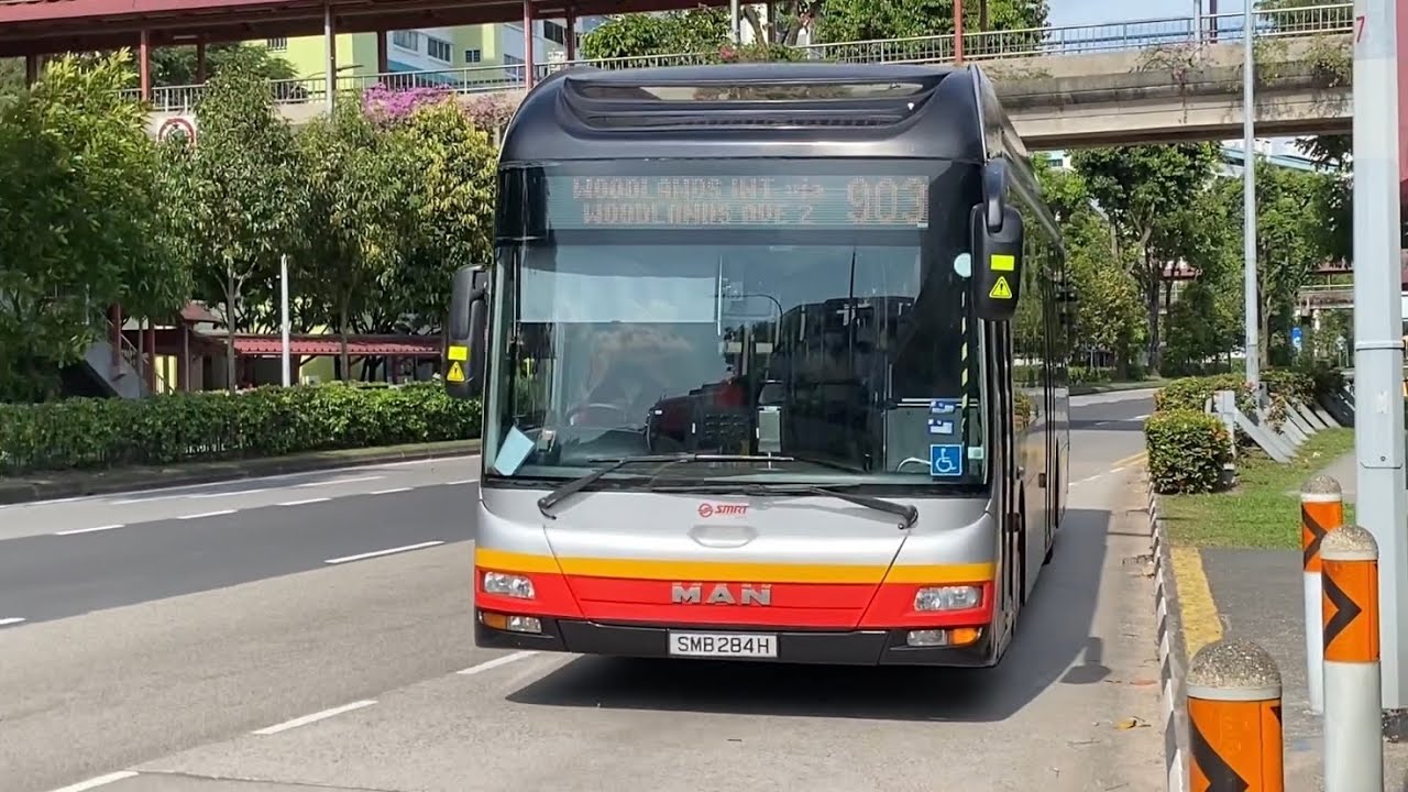 SMRT MAN NL323F A22 Euro 5 - SMB284H on Route/Service 903 - YouTube