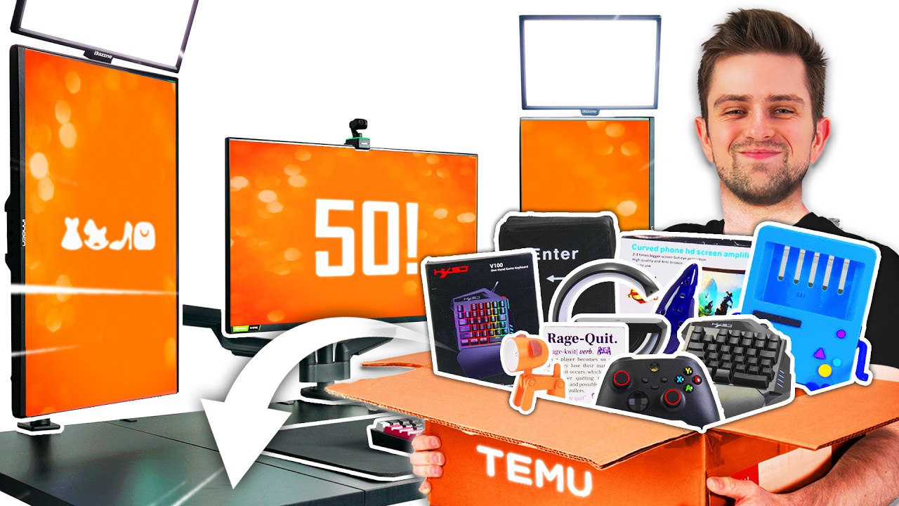 50 CHEAP Gadgets For Gamers From Temu! - YouTube