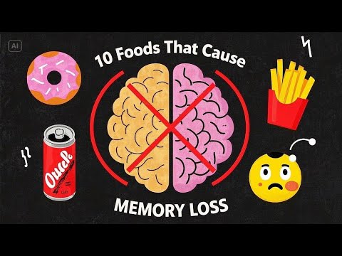 10 Foods That Cause Memory Loss 🧠 | Avoid These to Boost Brain Health ...